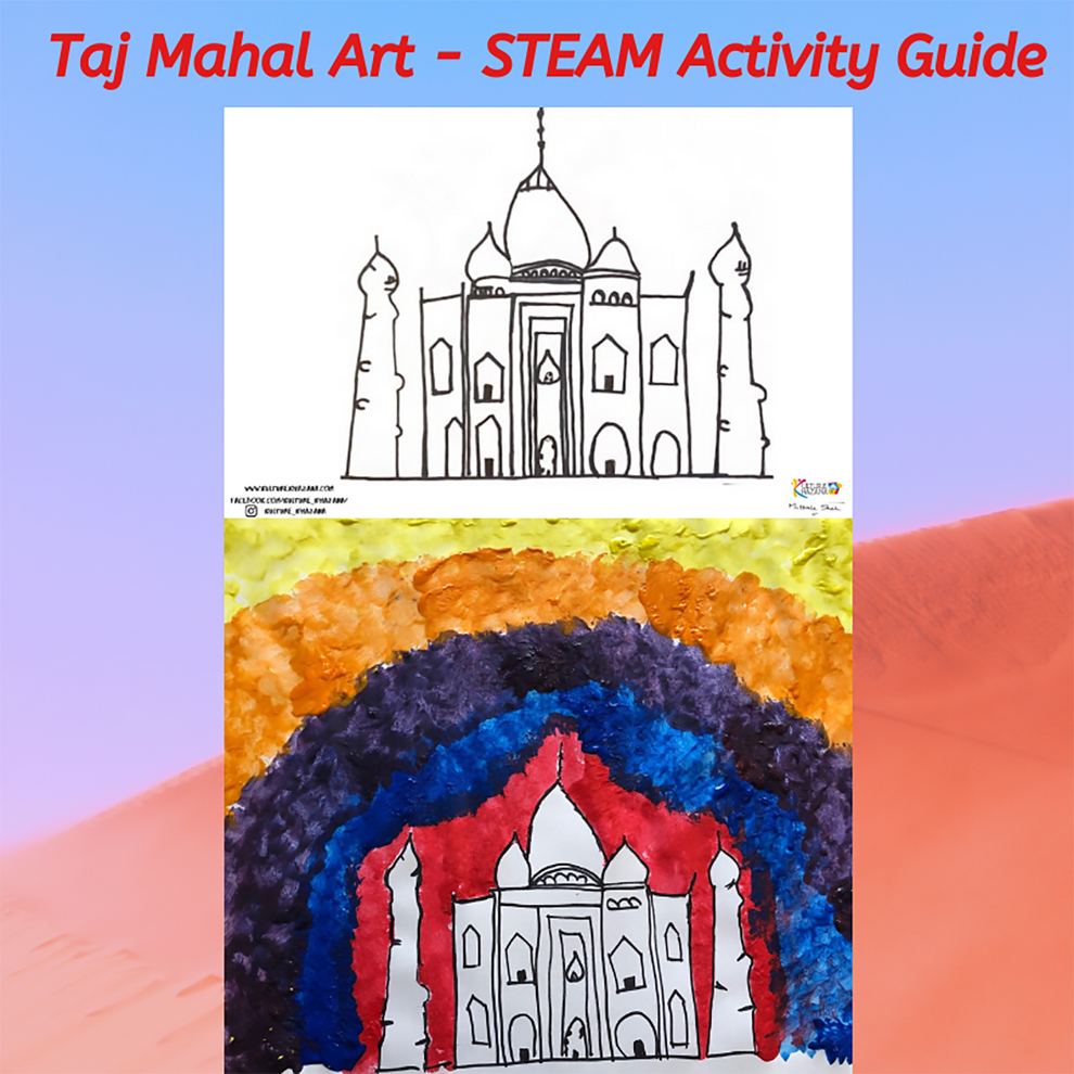 Taj Mahal STEAM Activity - Art with architecture, South Asian culture ...
